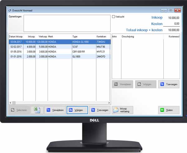Garage software voor de motorzaak, Factuur en garage software ...